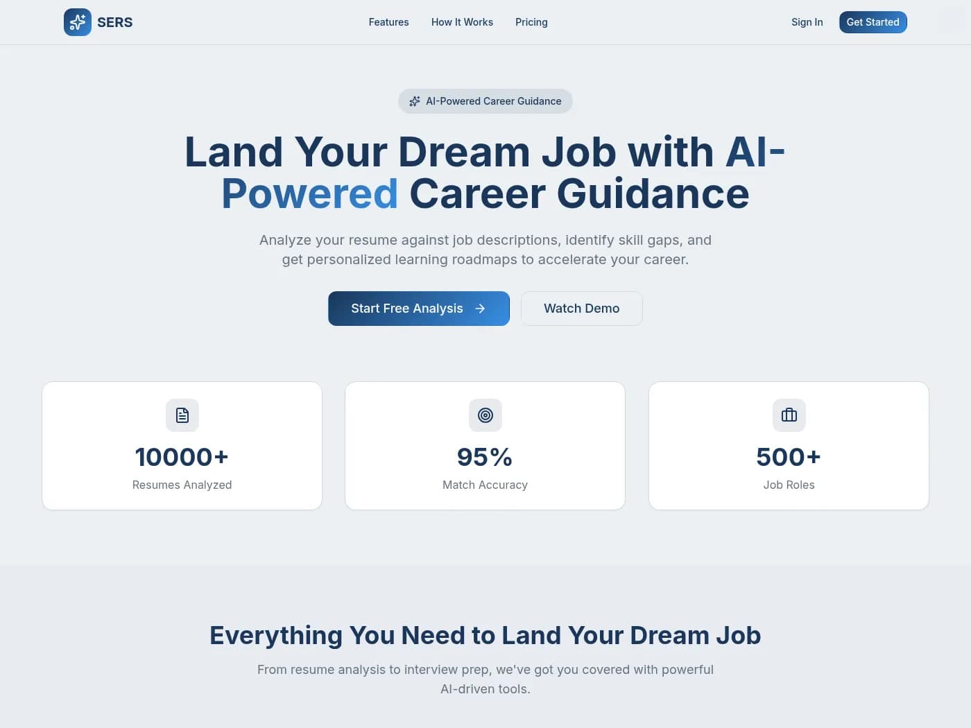 SERS Career Platform