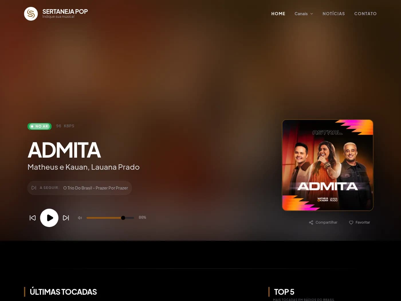 SertanejaPop Clone