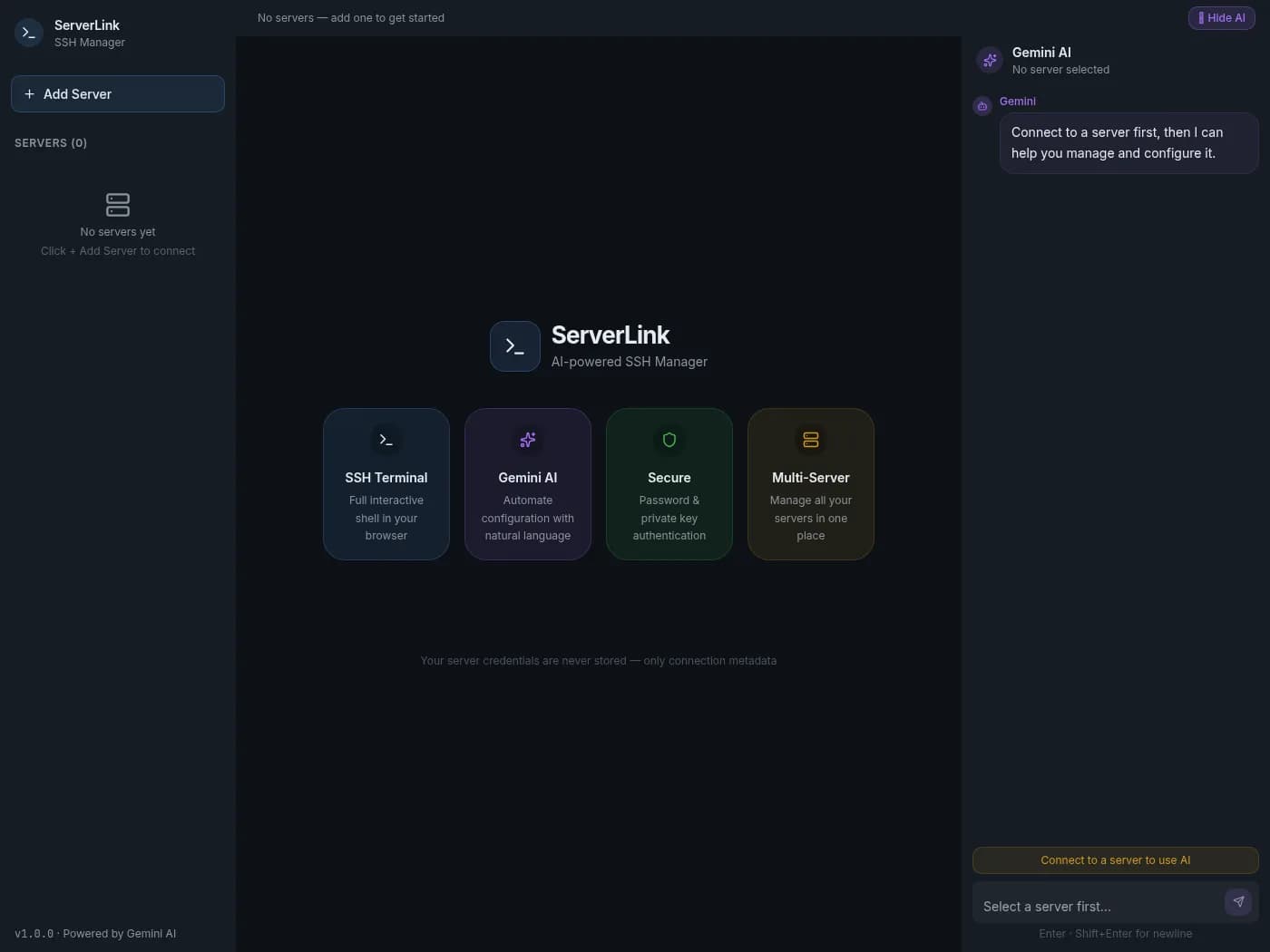 Server Connect Wizard