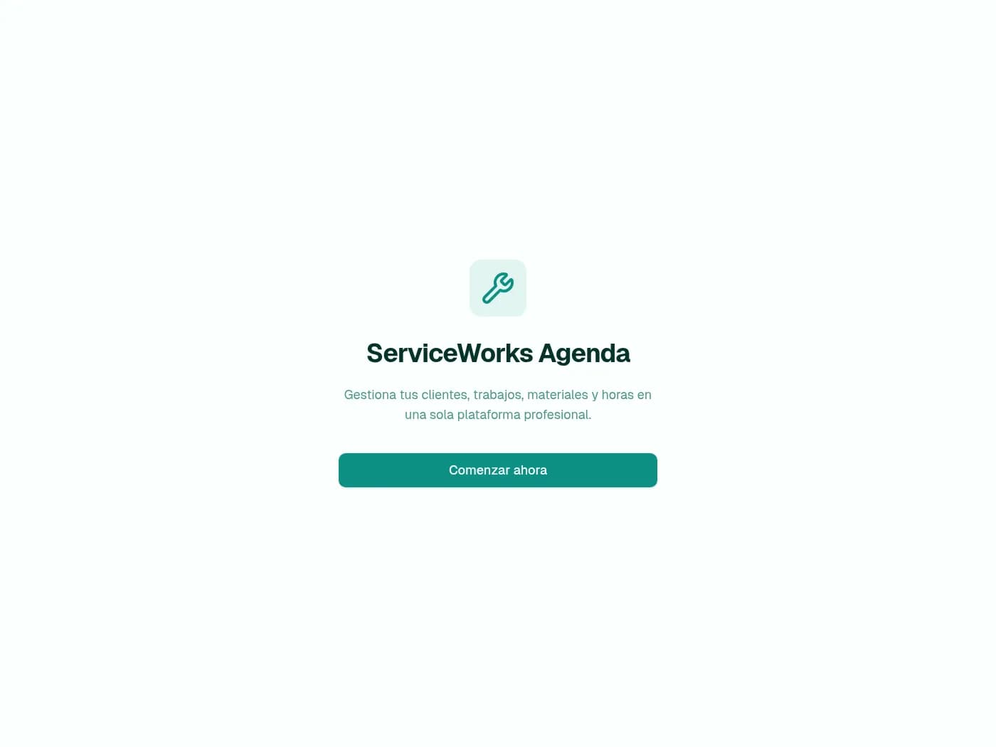 ServiceWorks Agenda
