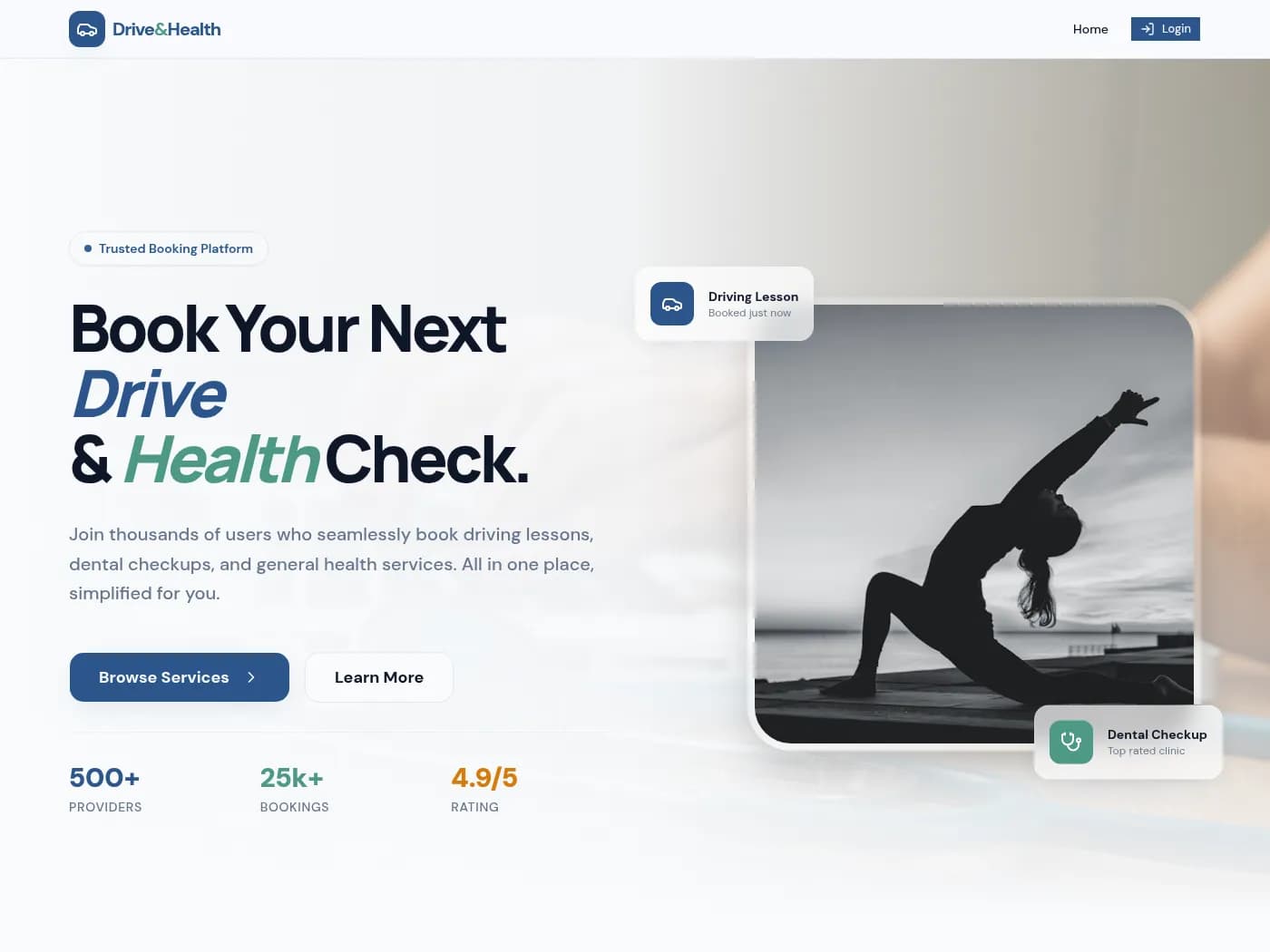 Drive & Health Bookings