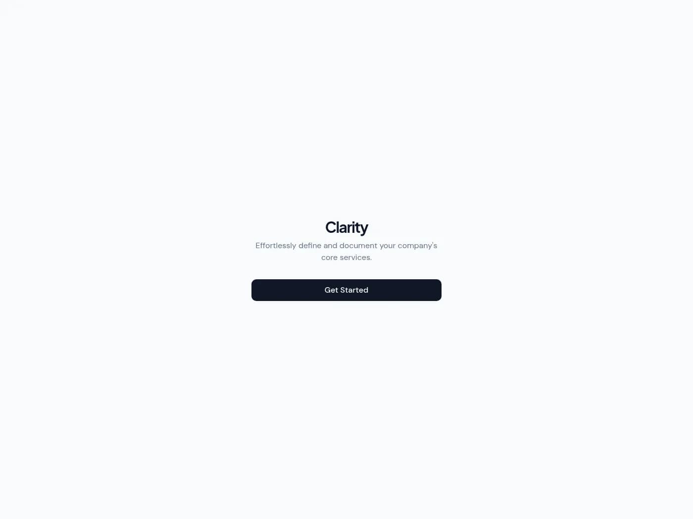 Clarity Service Builder