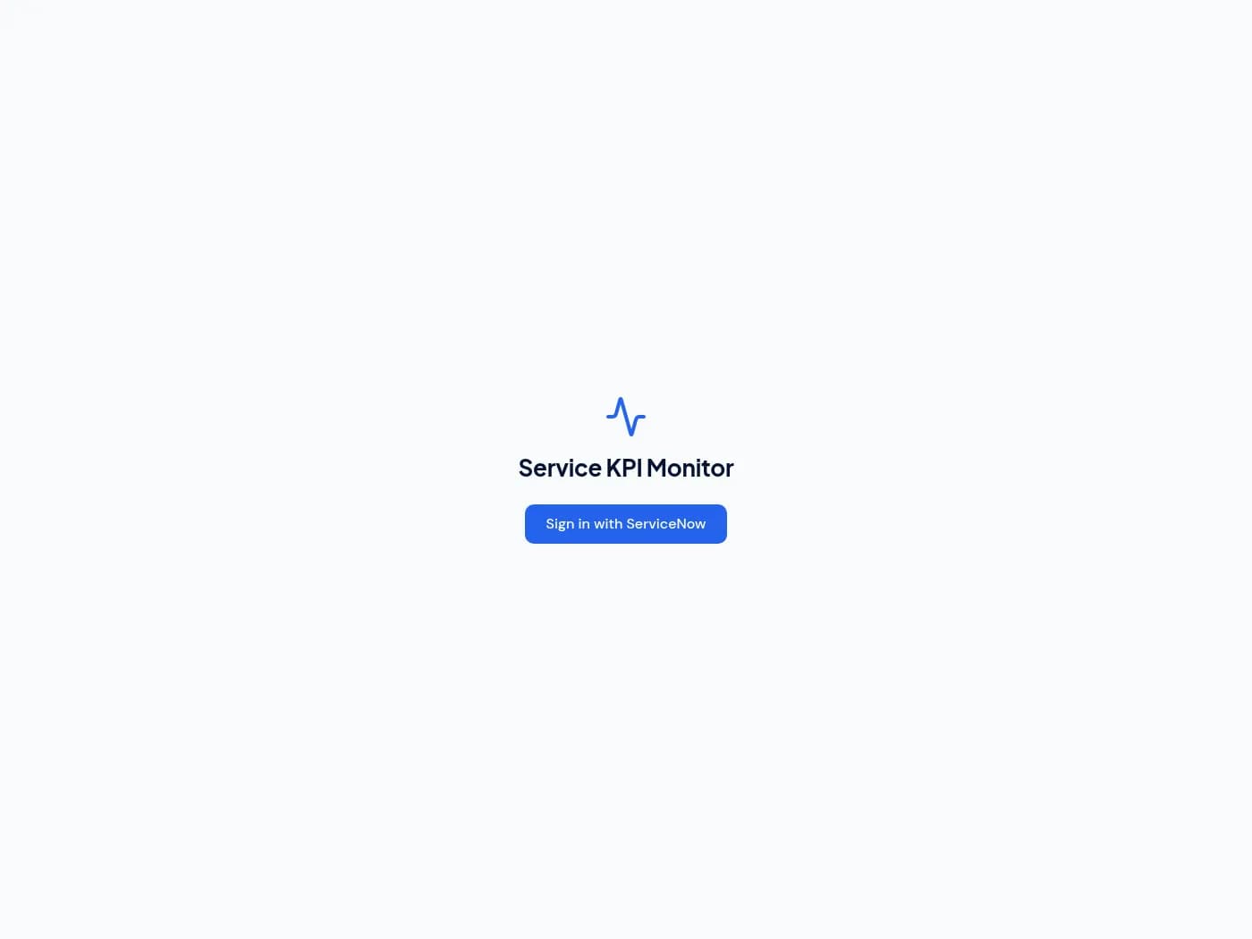 Service KPI Monitor