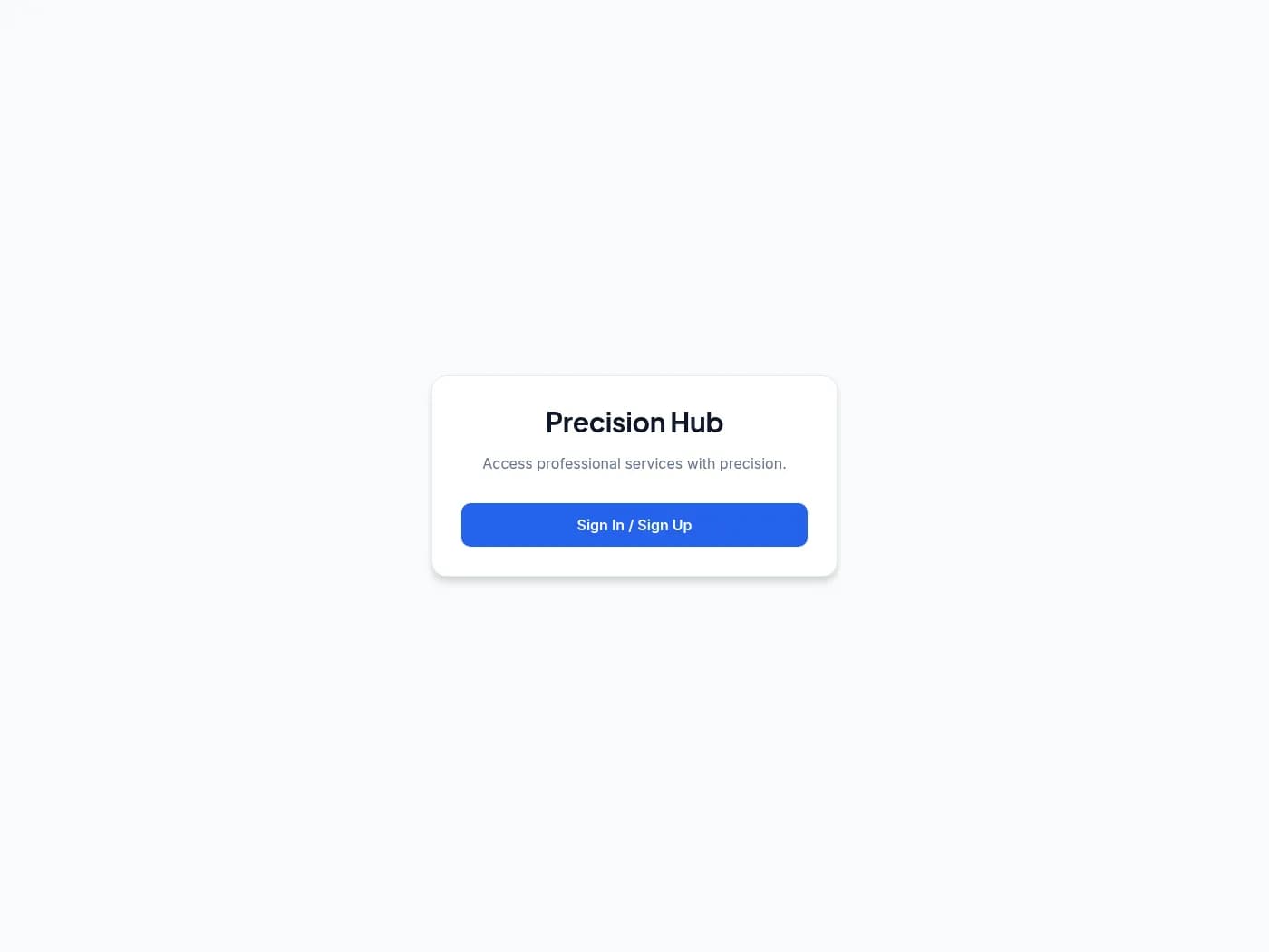 Service Precision Hub