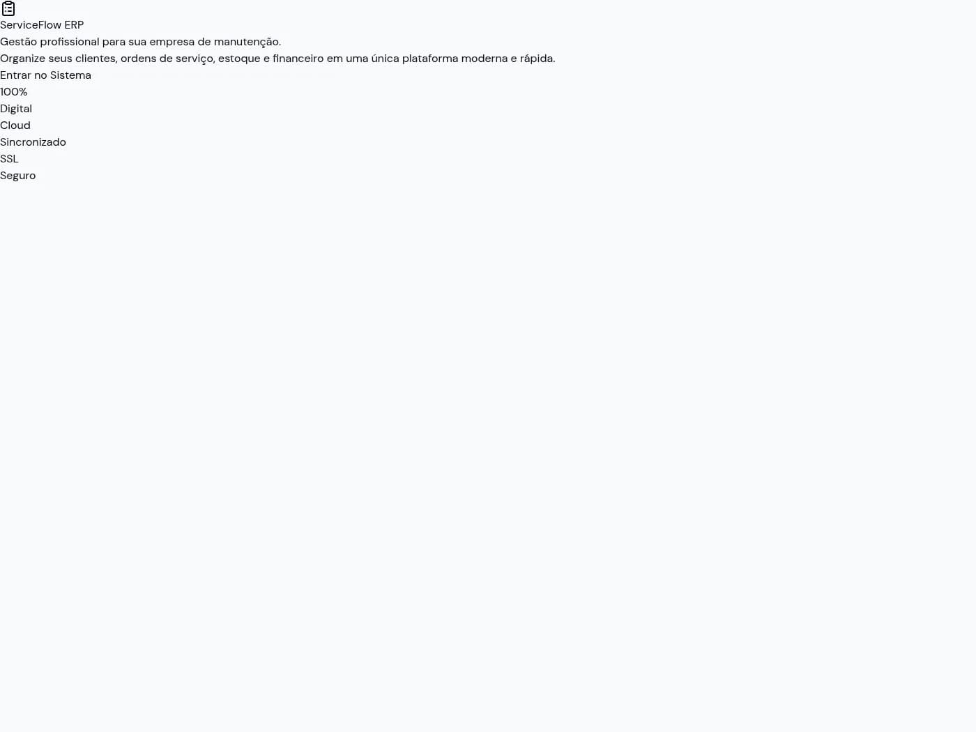 ServiceFlow ERP