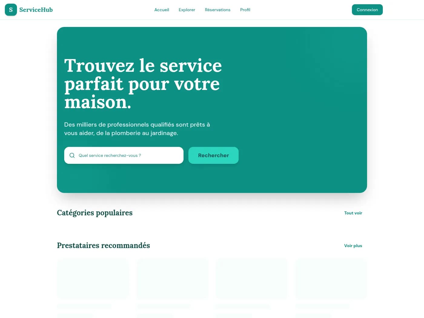 ServiceHub Platform