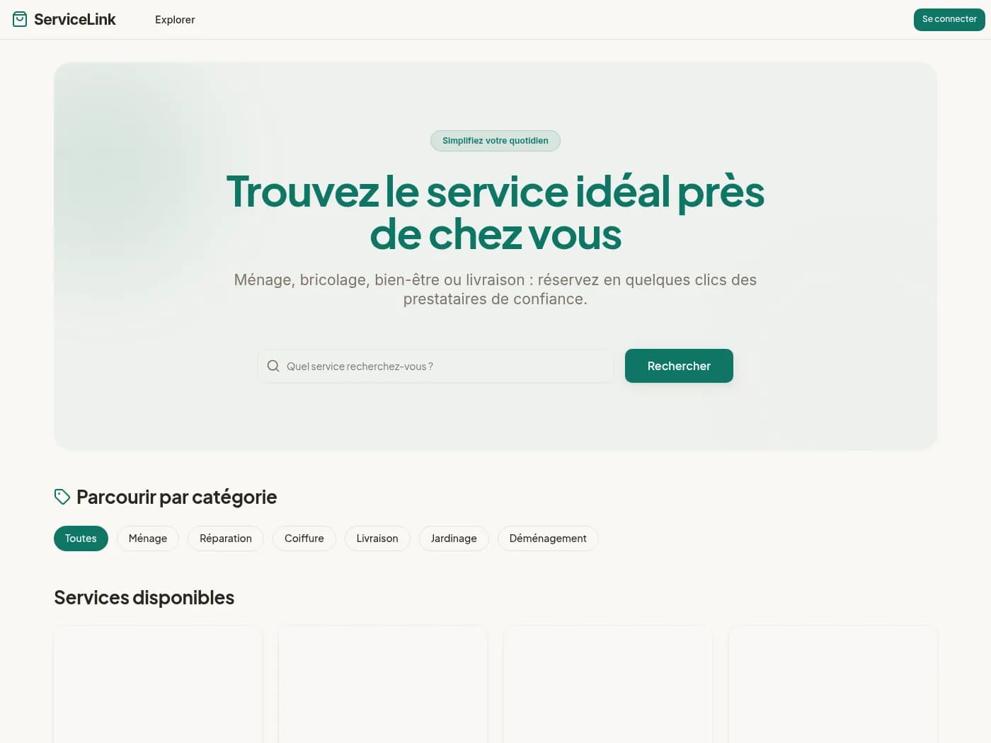 ServiceLink Marketplace