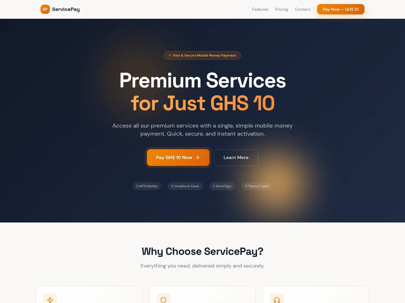 ServicePay Portal
