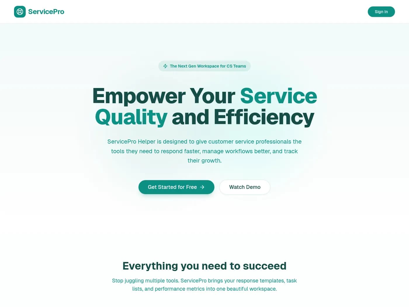 ServicePro Helper