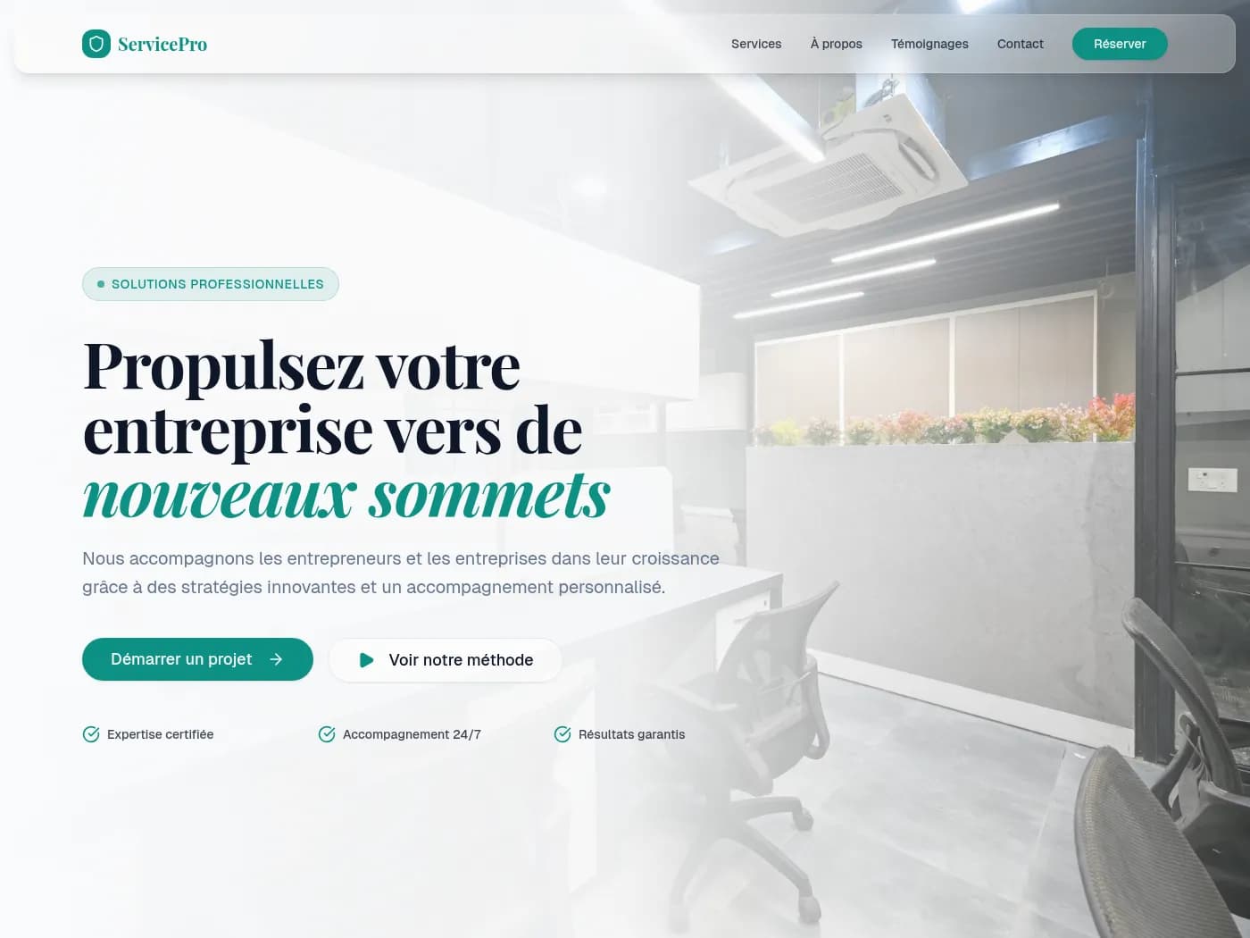 ServicePro Site Web