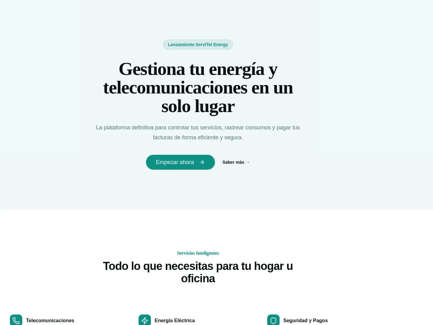 ServiTel Energy App