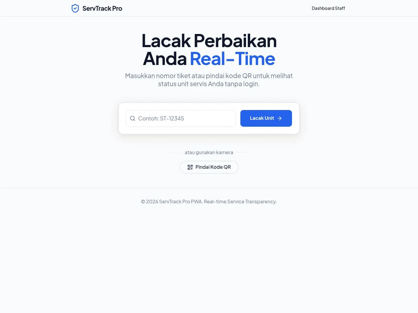 ServTrack Pro PWA