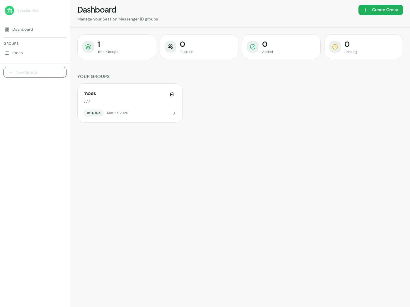 Session Group Bot