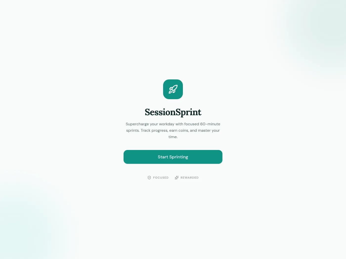 SessionSprint Productivity