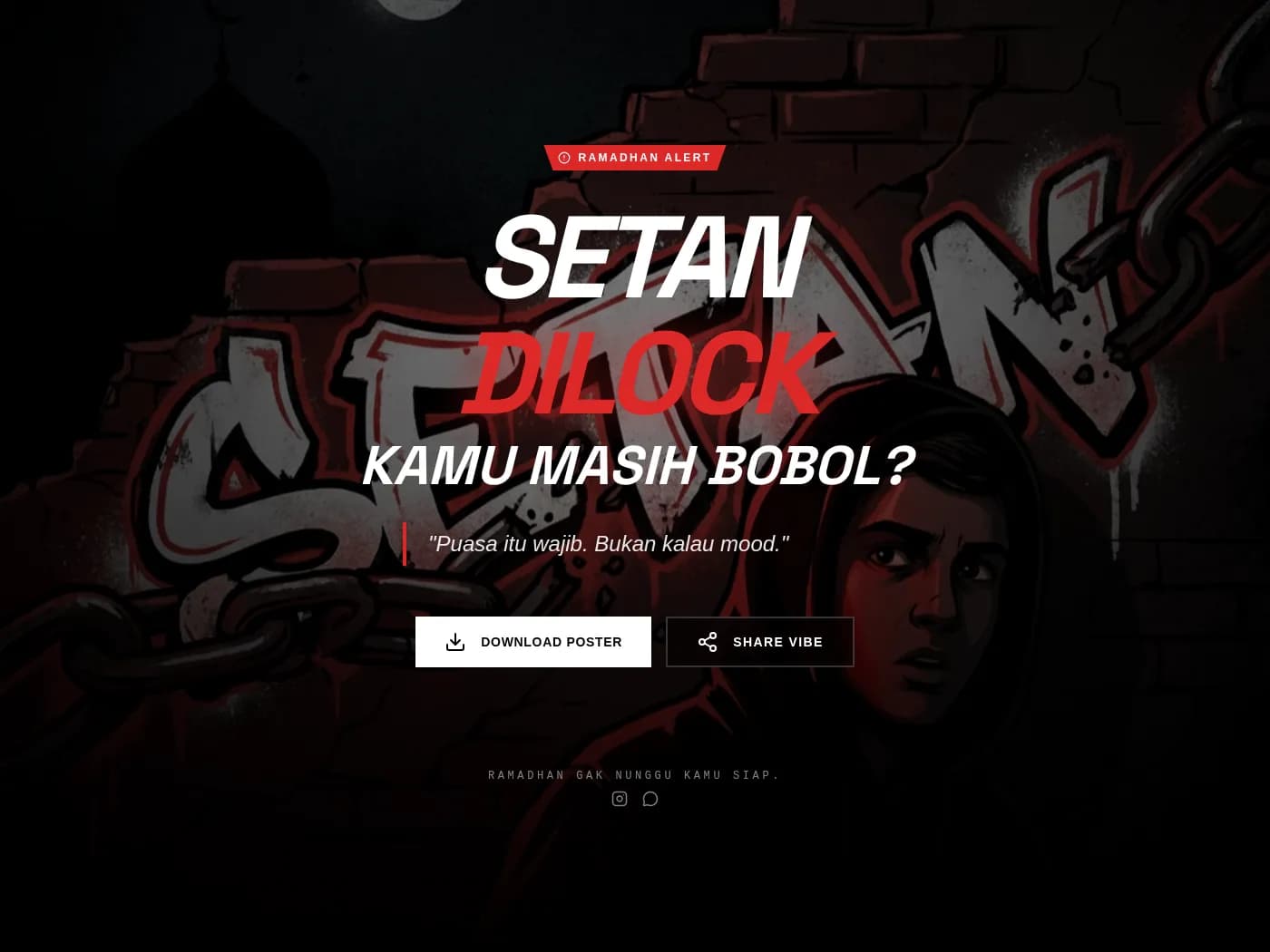 Setan Dilock Poster