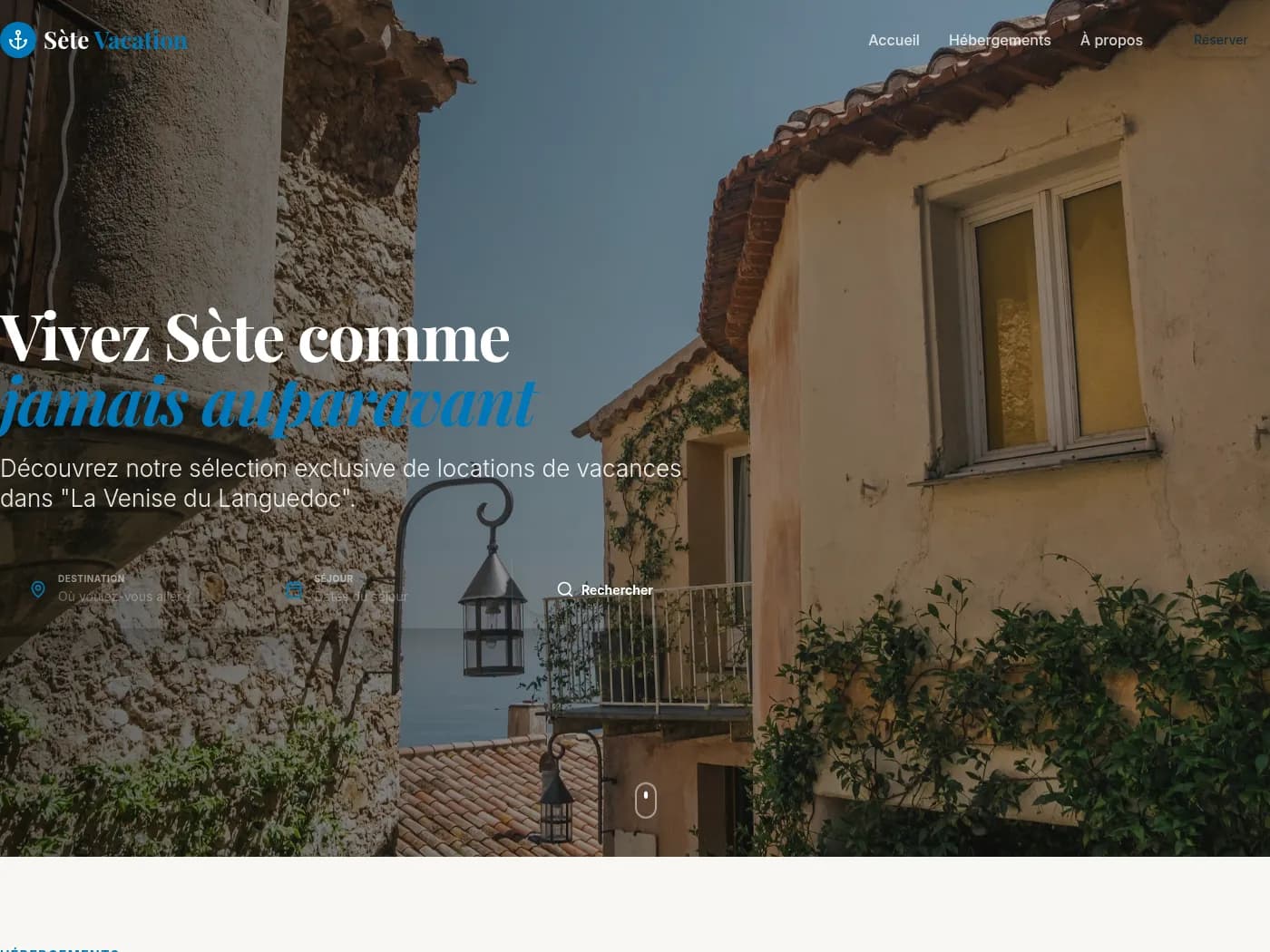 Sete Vacation Rental Site