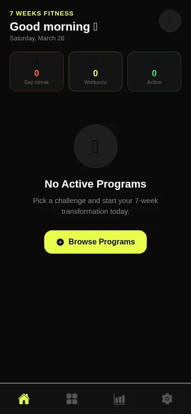 Seven Weeks Fitness