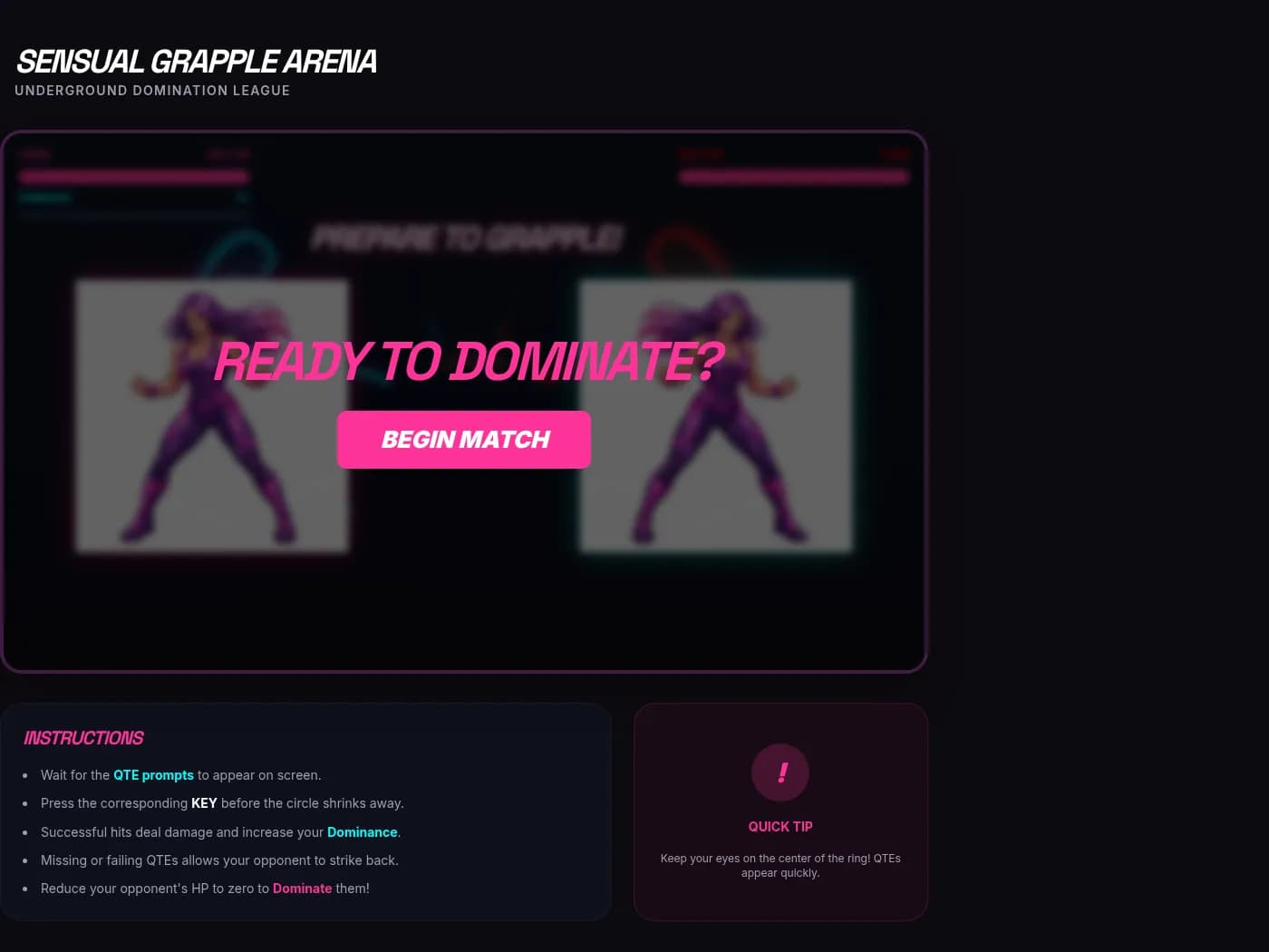 Sensual Grapple Saga