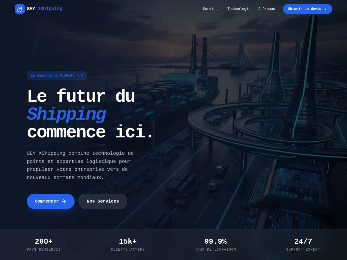 SEY XShipping Web Portal