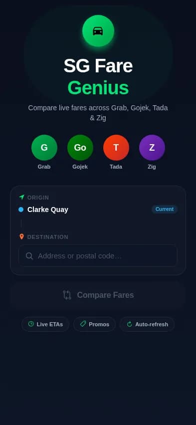 SG Taxi Fare Genius