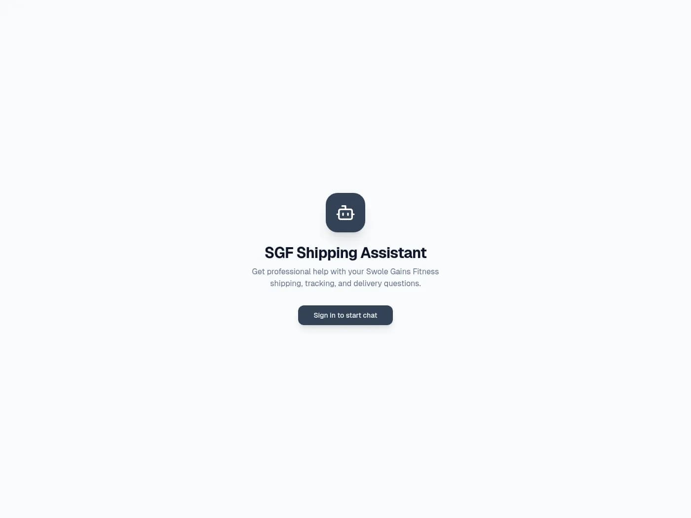 SGF Shipping Assistant