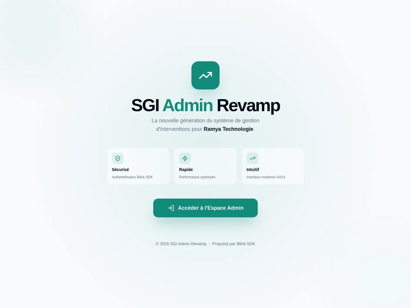 SGI Admin Revamp