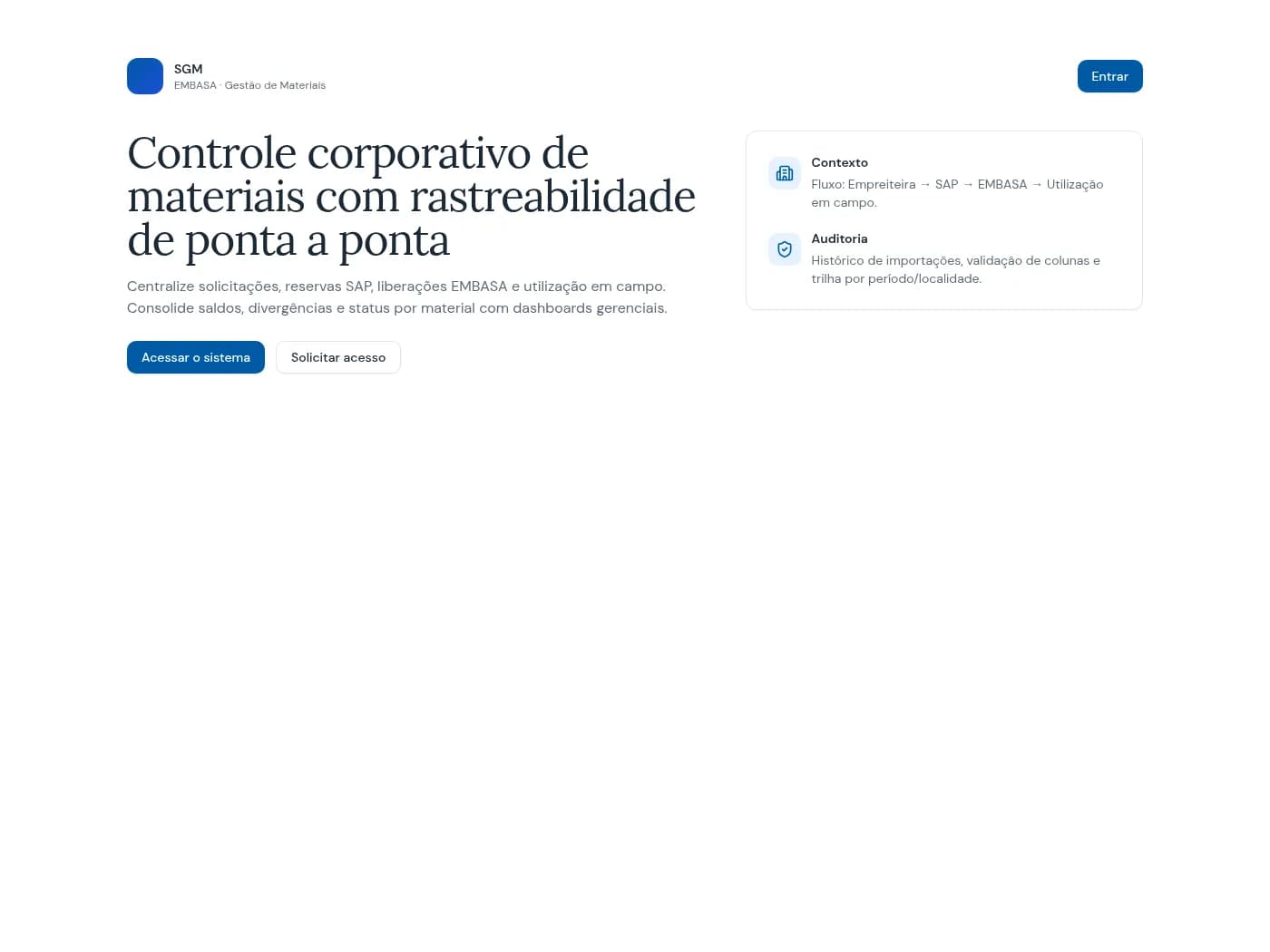SGM Material Management
