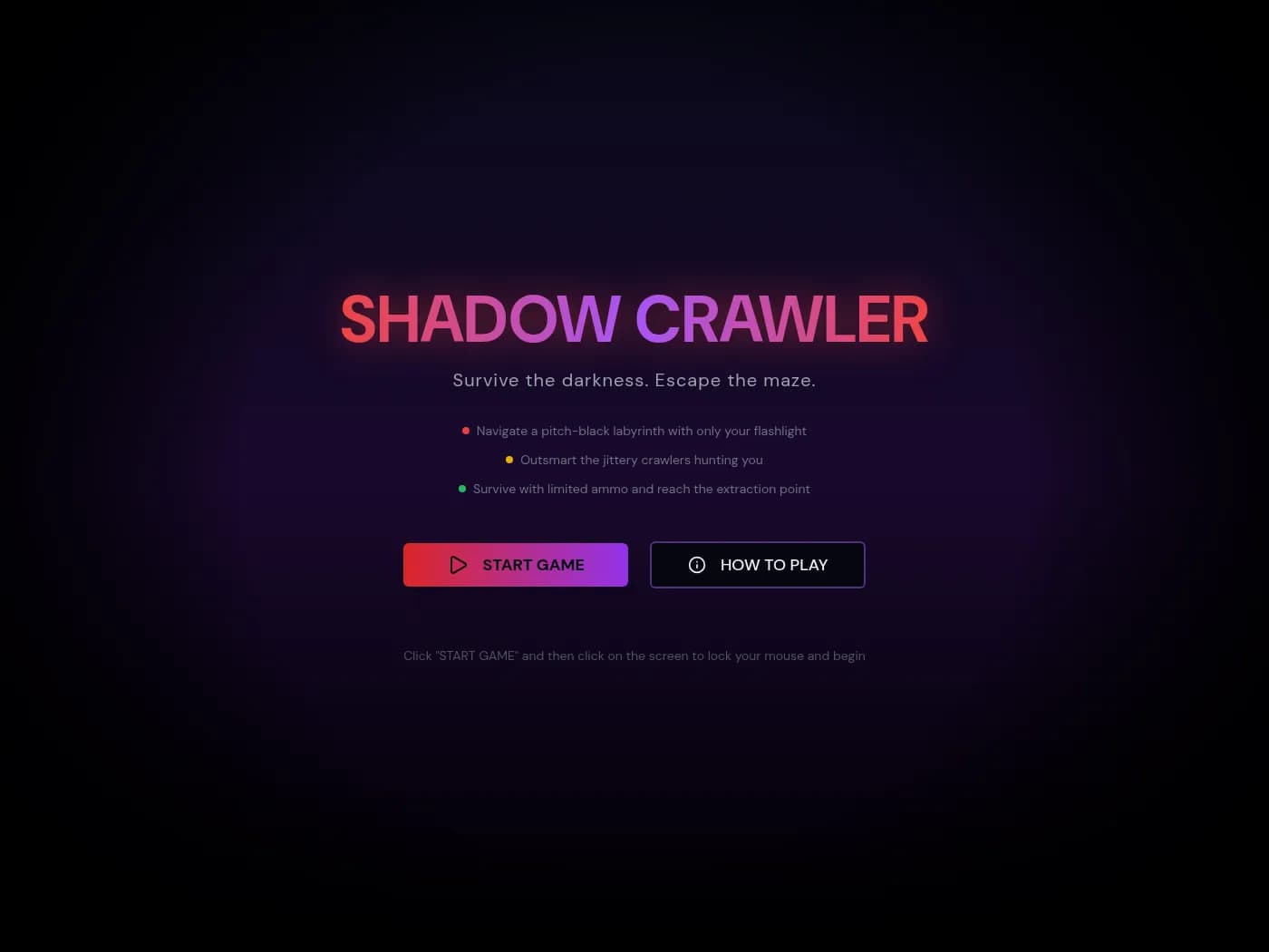 Shadow Crawler Maze Game