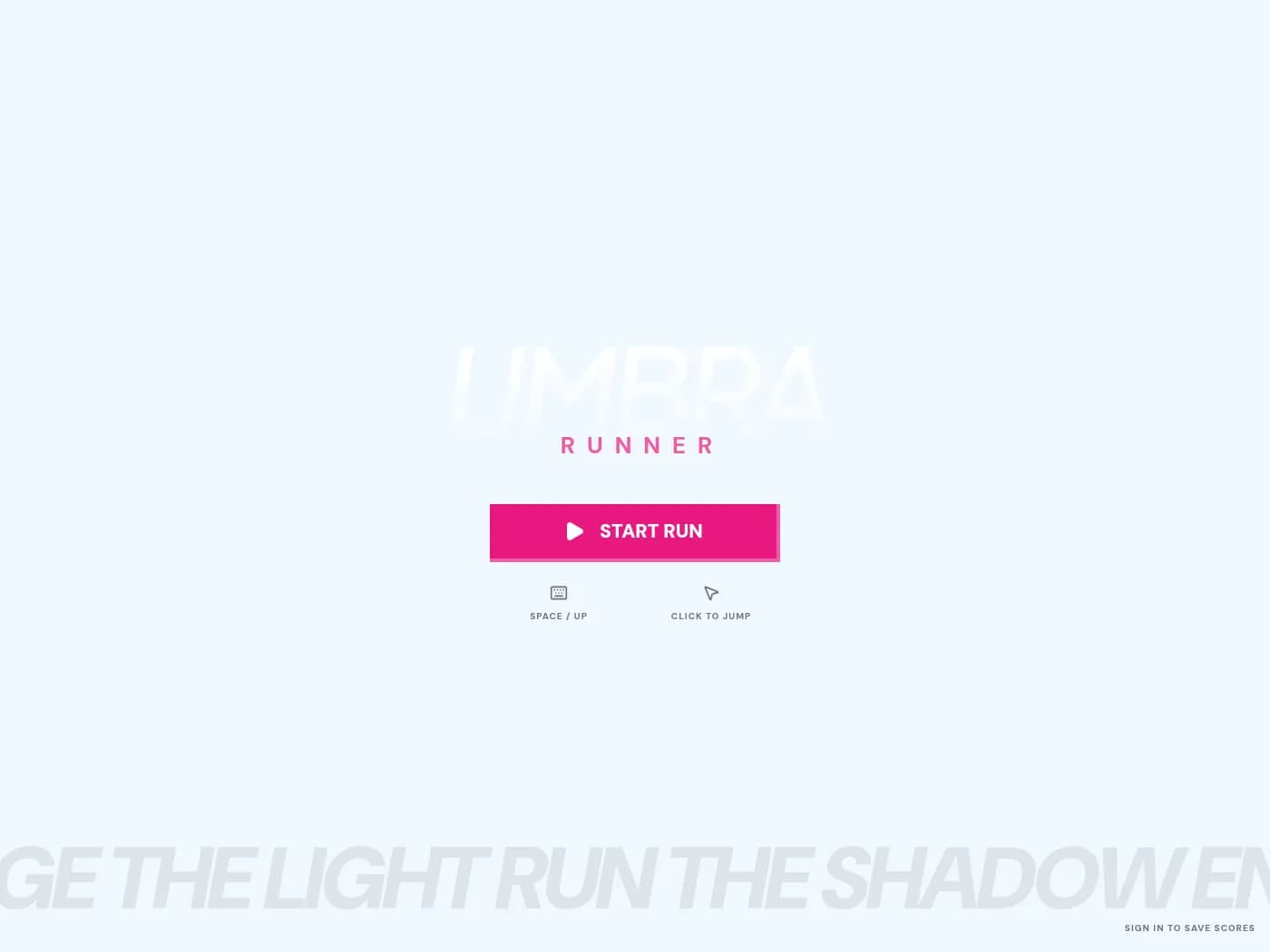 Shadow Runner Game