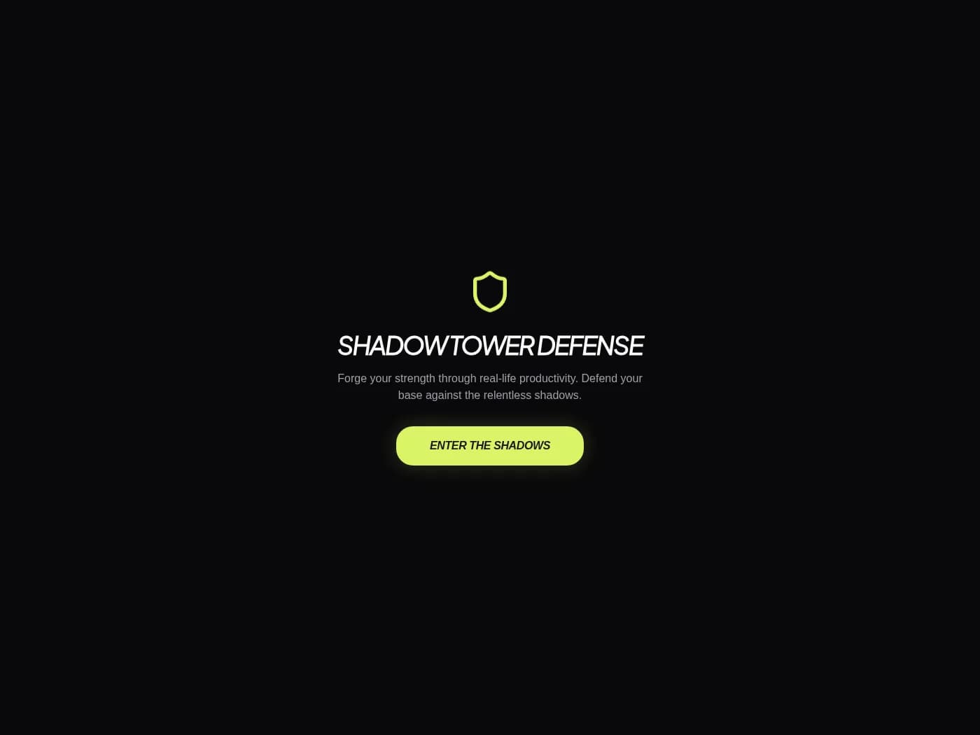 Shadow Tower Defense