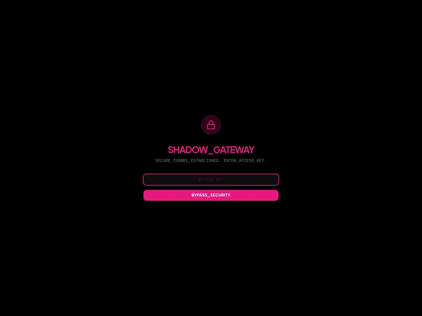 ShadowChat Web Messenger