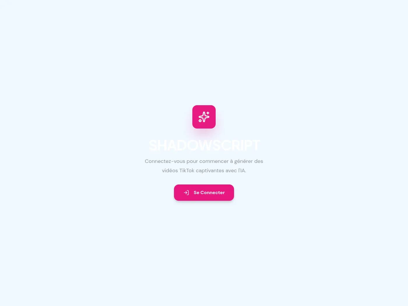 ShadowScript TikTok Generator