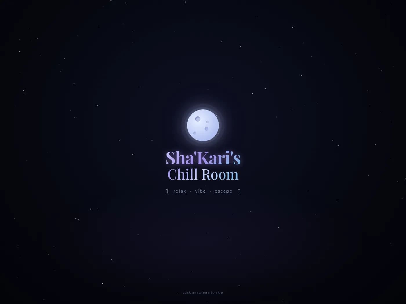 Sha'Karis Chill Room