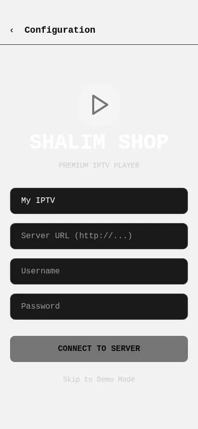 Shalim IPTV Player