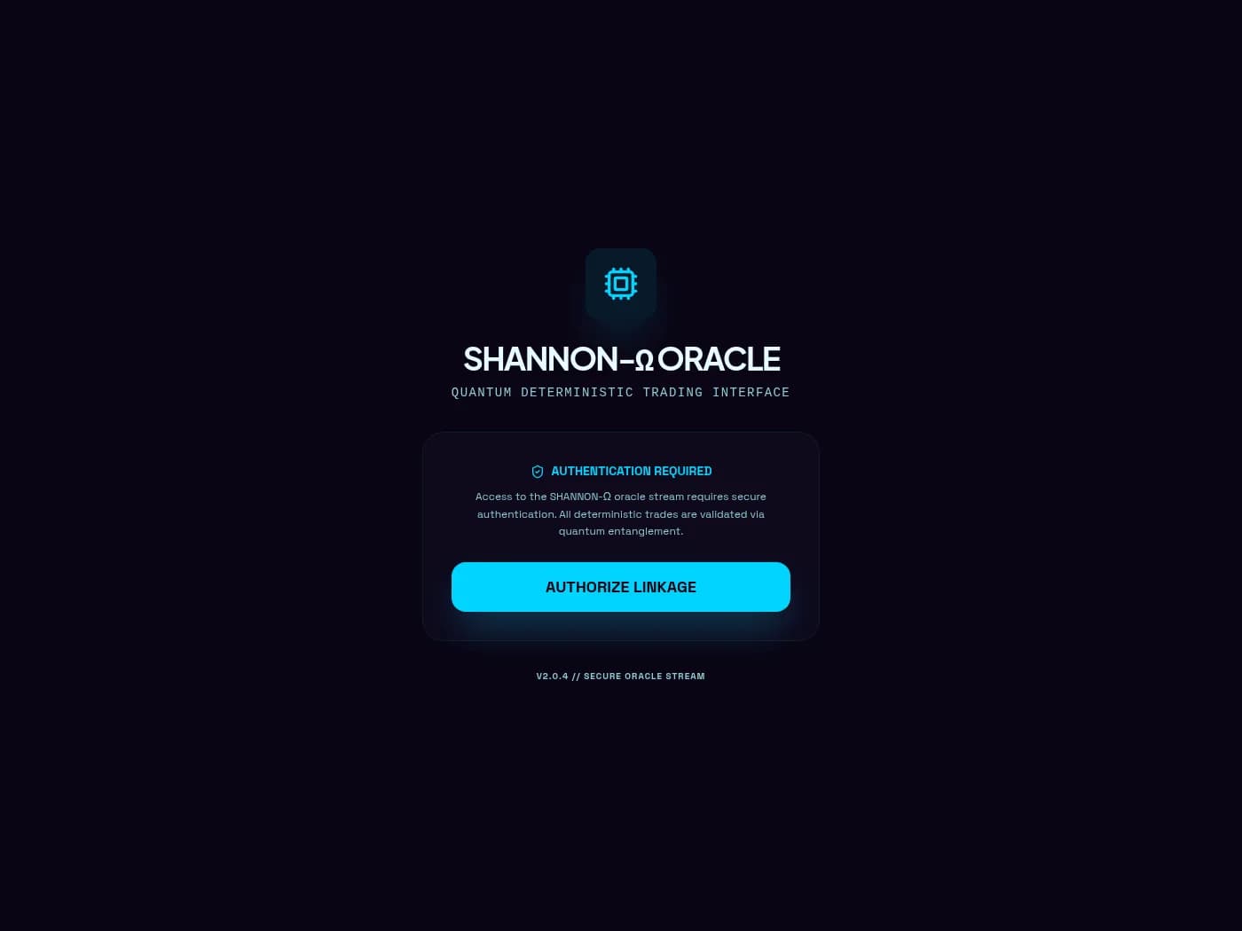 Shannon Oracle Bot Web