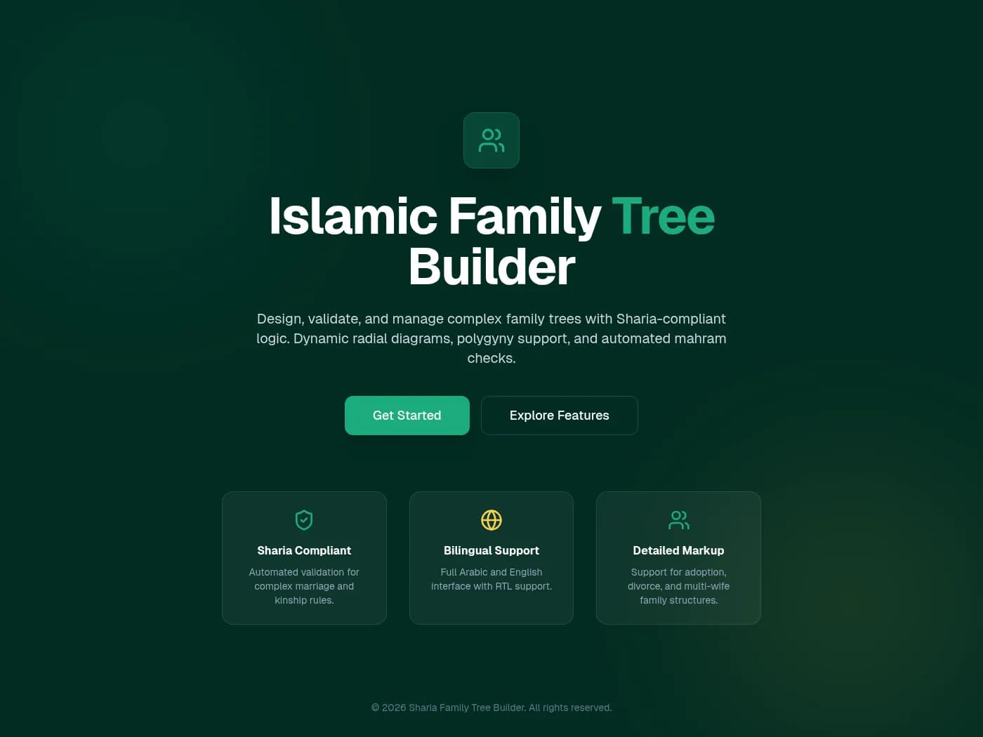 Sharia Family Tree Builder
