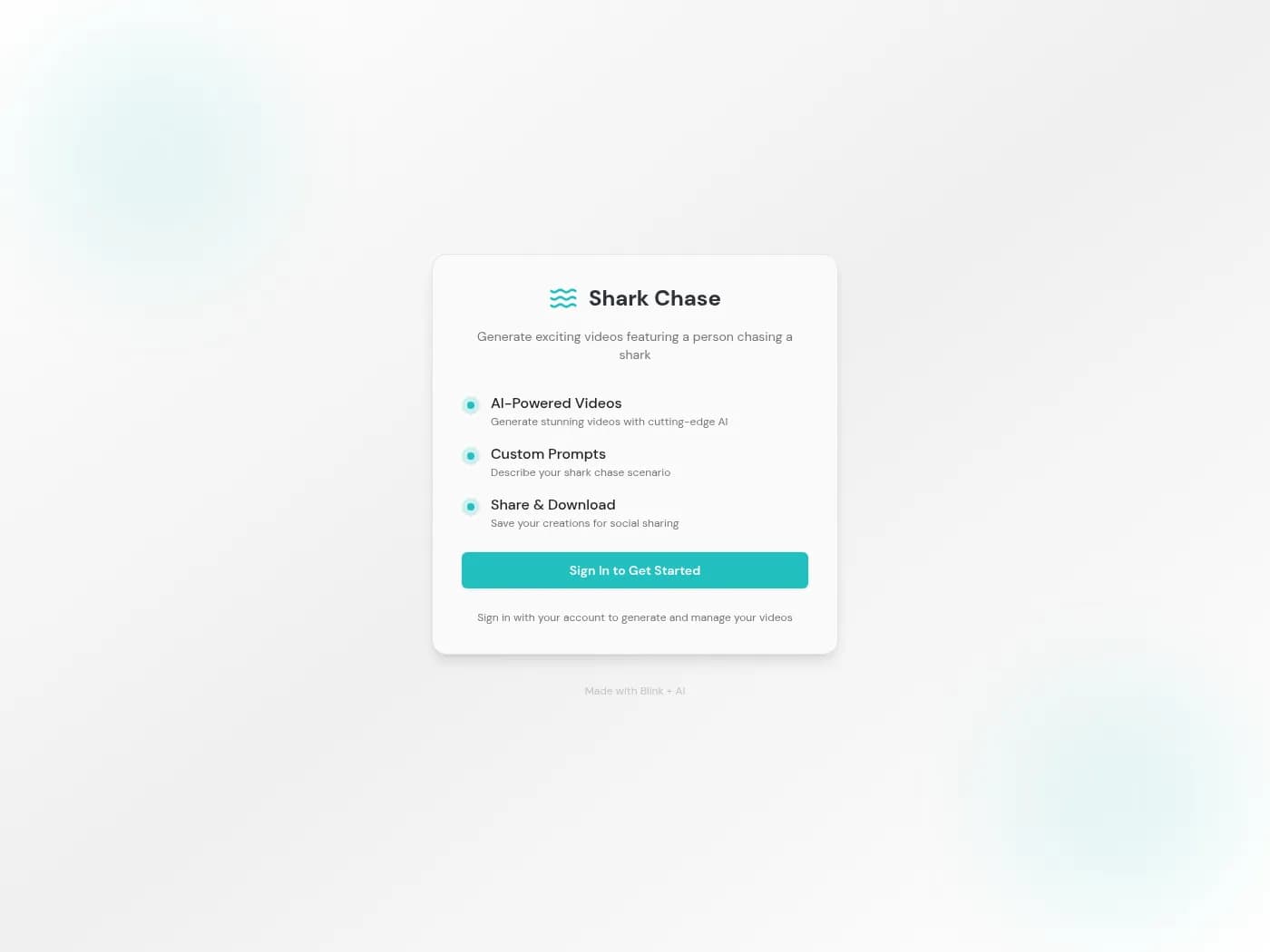 Shark Chase Generator