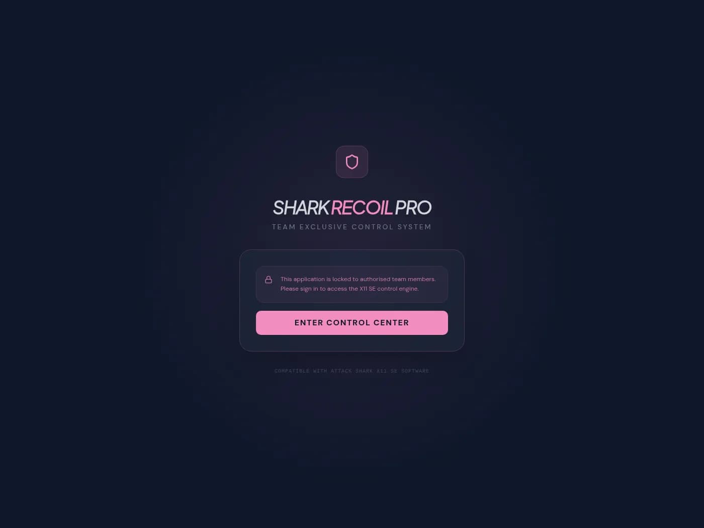 Shark X11 SE Recoil Pro