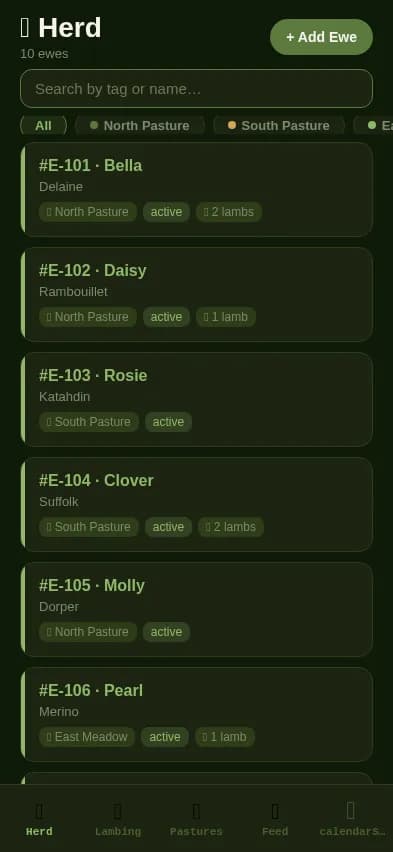 SheepTracker Mobile