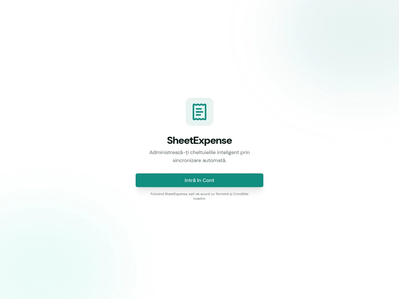 SheetExpense Manager