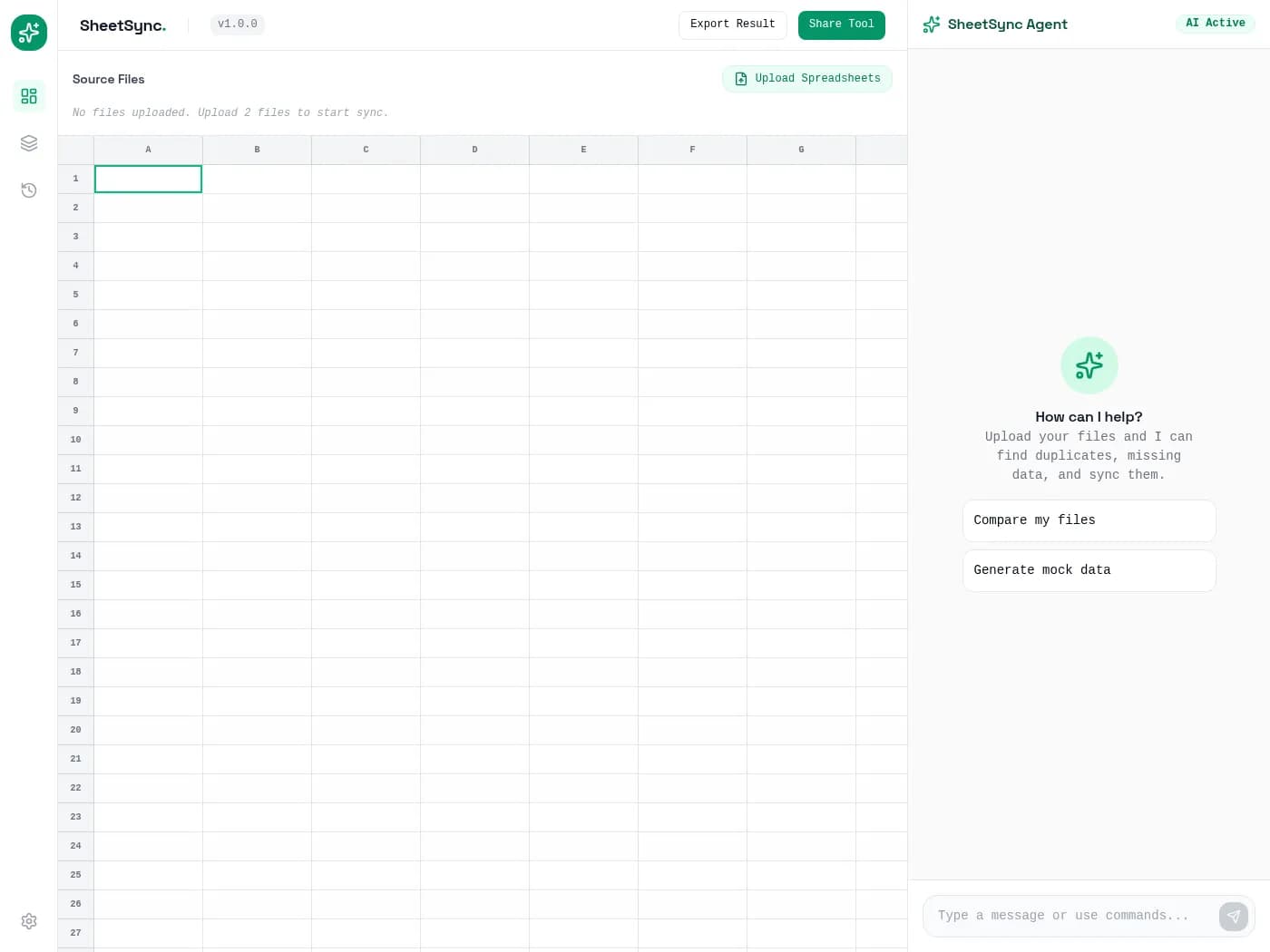 SheetSync Tool