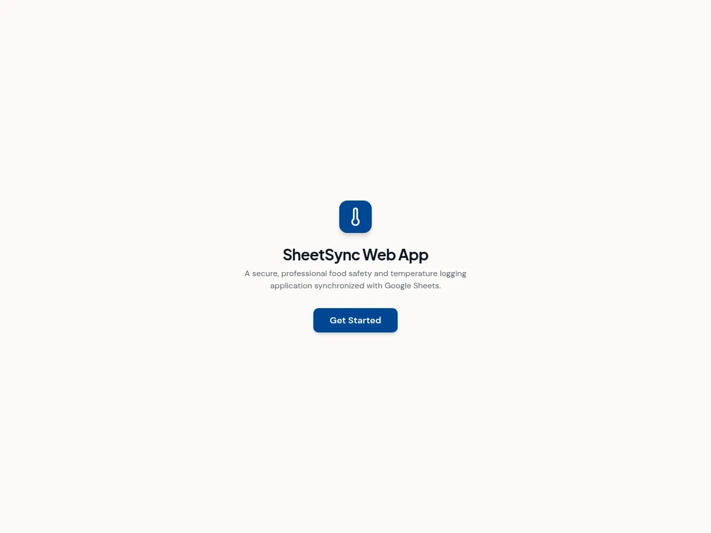 SheetSync Web App