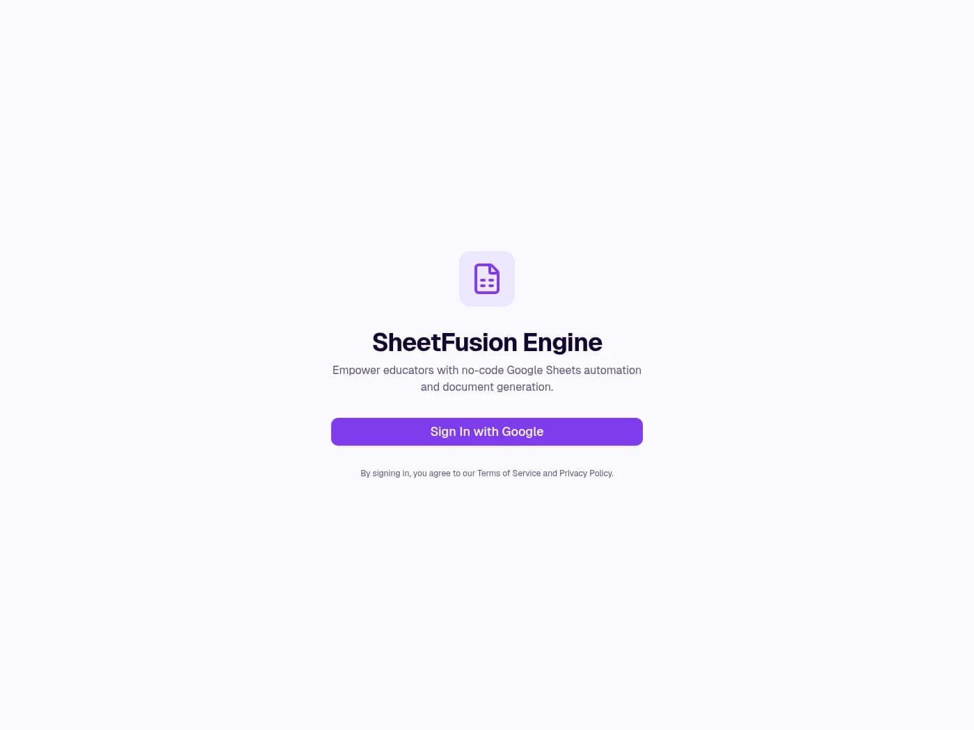 SheetFusion Engine