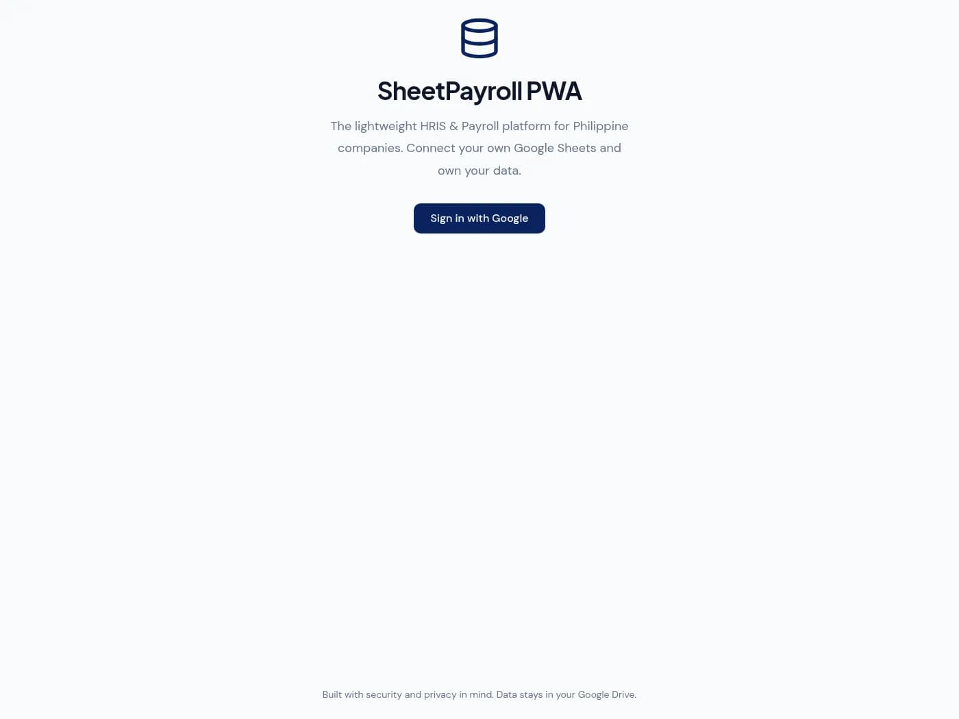 SheetPayroll PWA