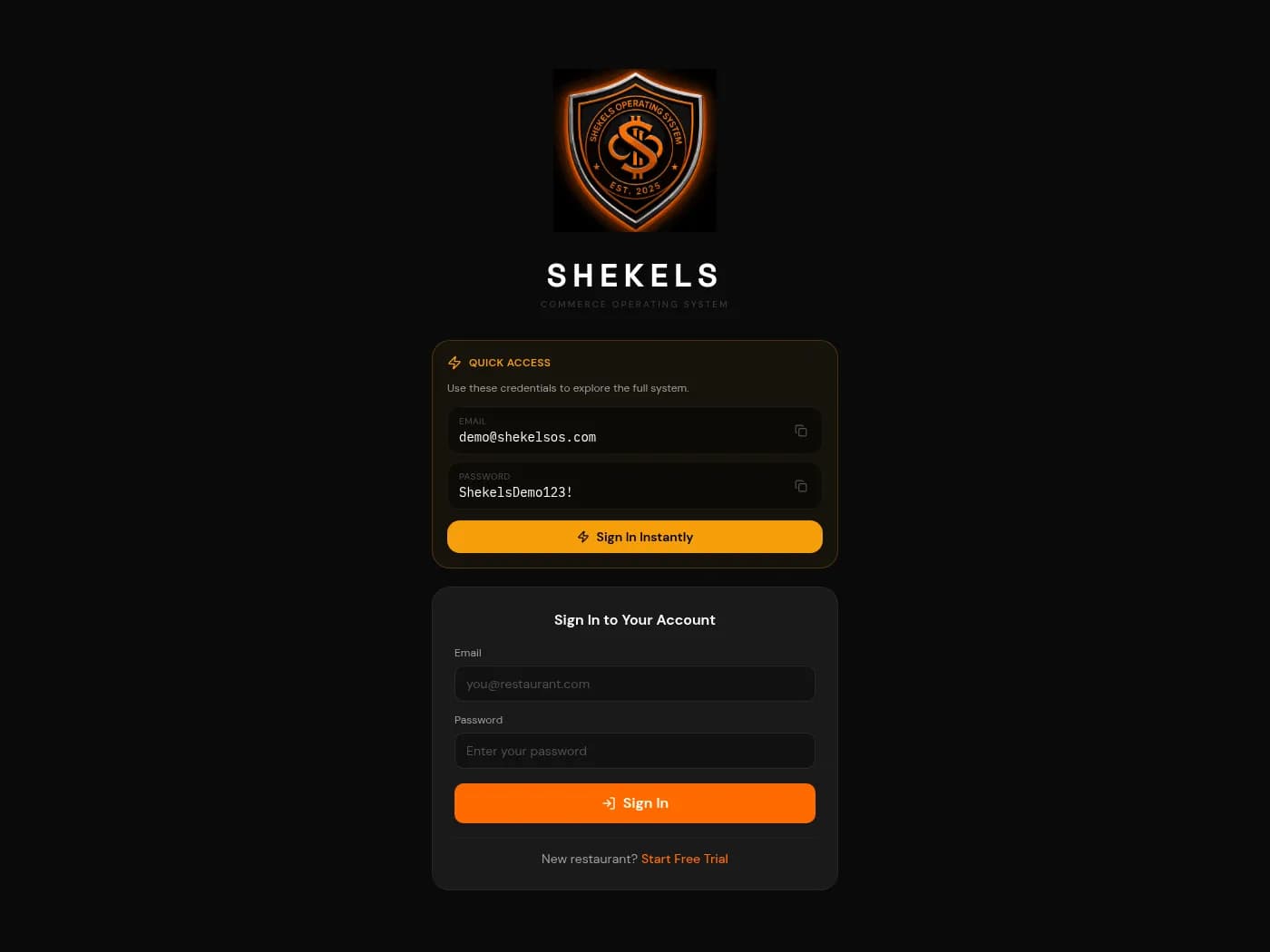 Shekels OS Commerce Suite