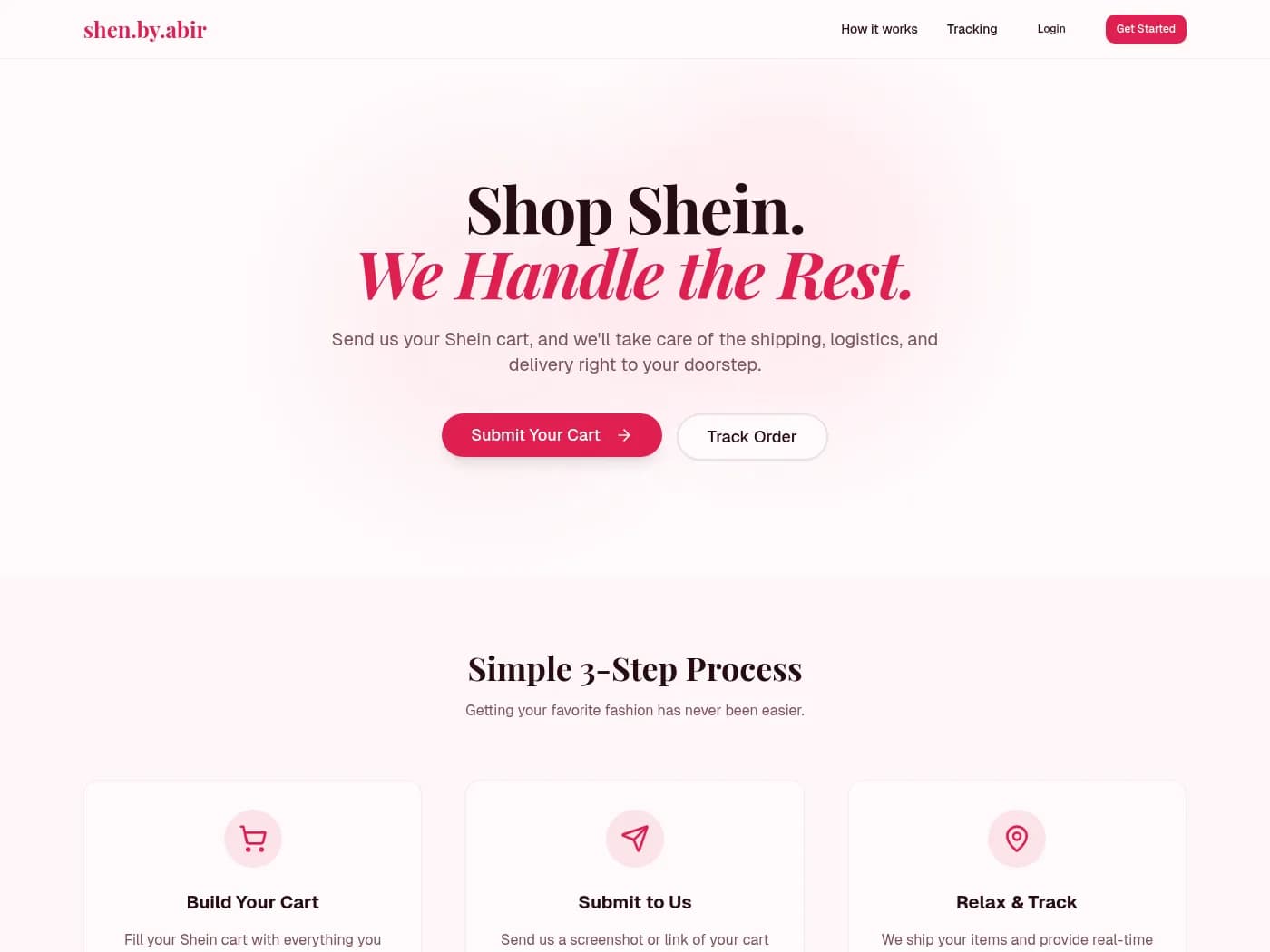 ShenByAbir Cart Shipping