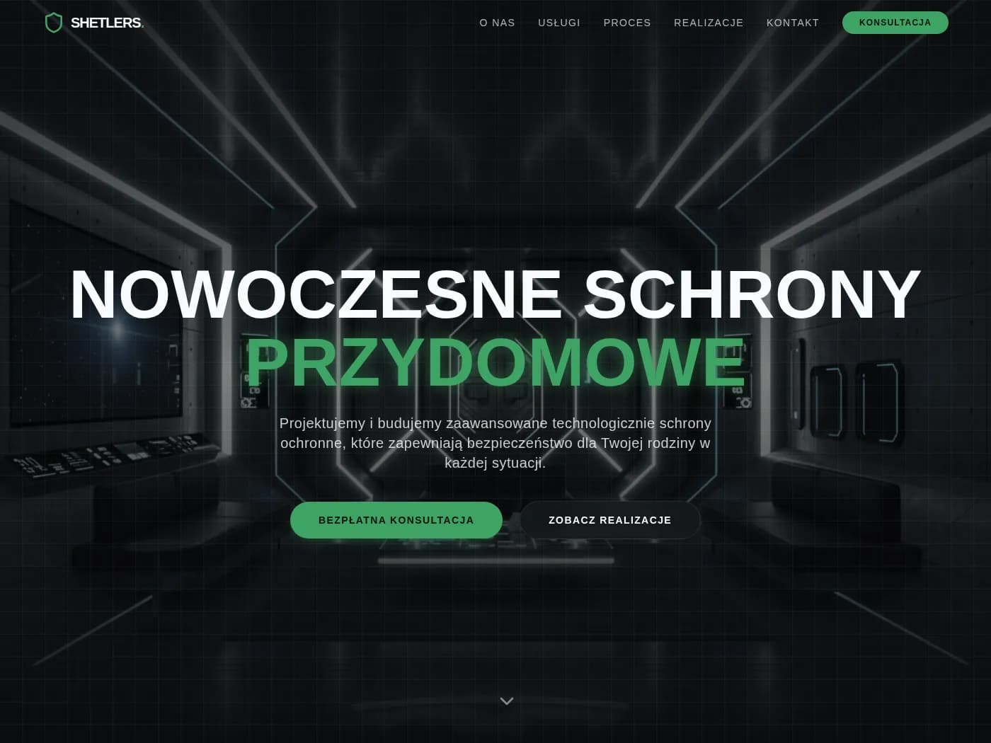 Shetlers Futuristic Website