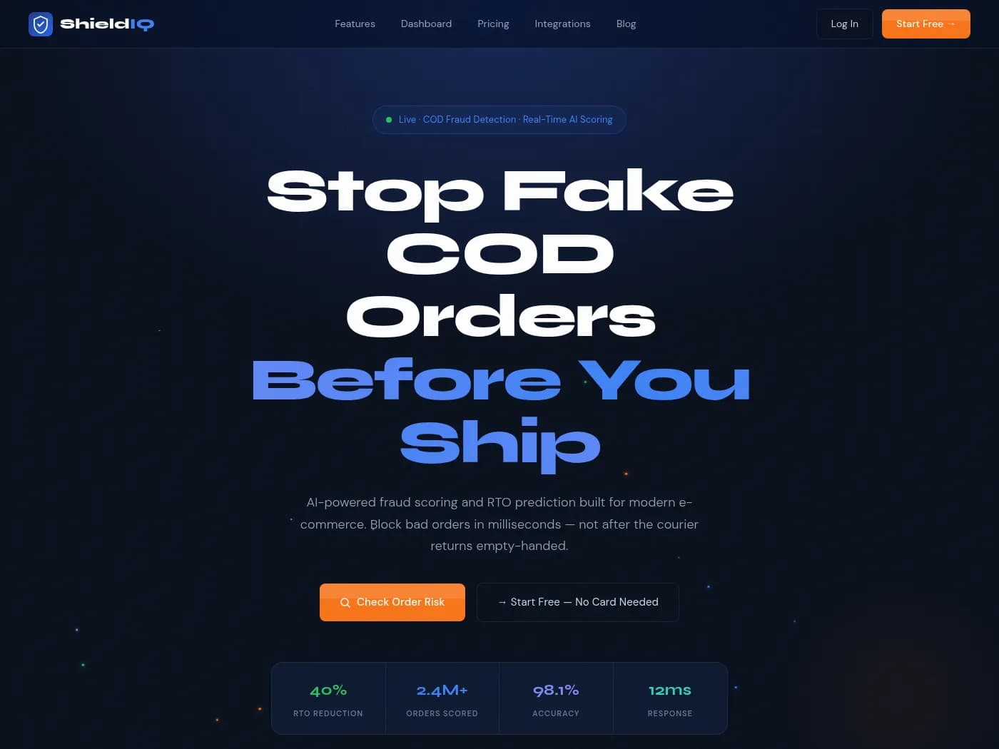 ShieldIQ Fraud Detection SaaS