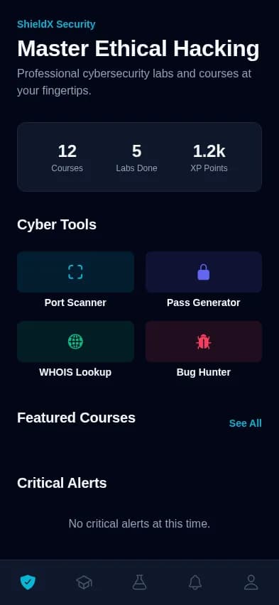 ShieldX Security App