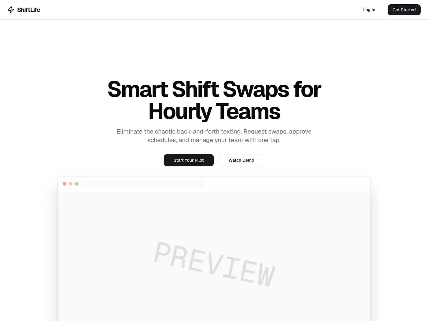 ShiftLife Scheduler